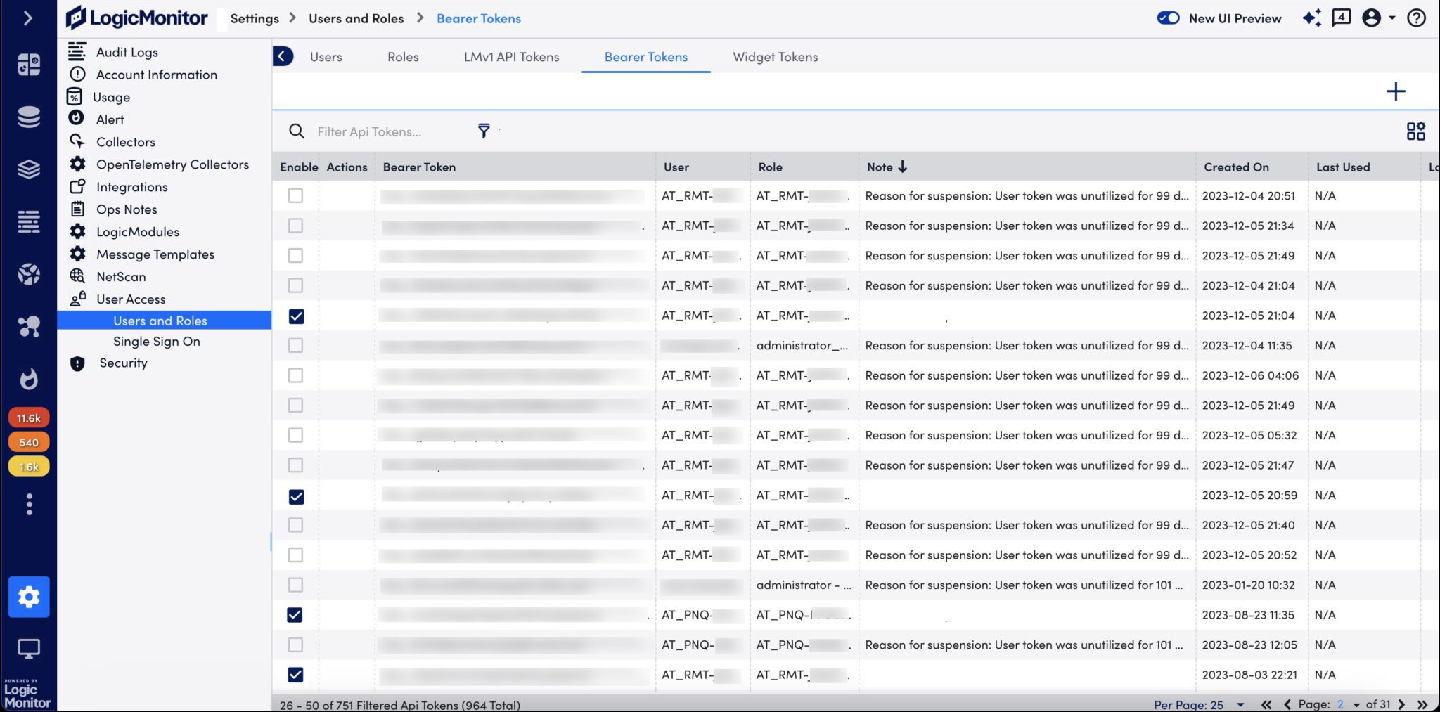 Adding a Bearer Token | LogicMonitor