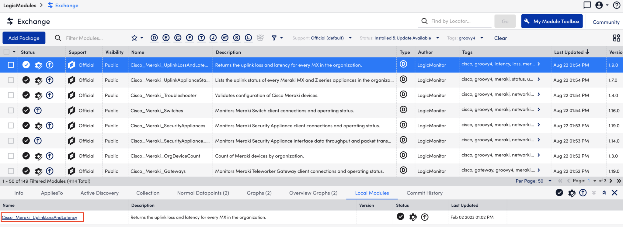 LogicMonitor Provided Modules Groovy 4 Migration | LogicMonitor