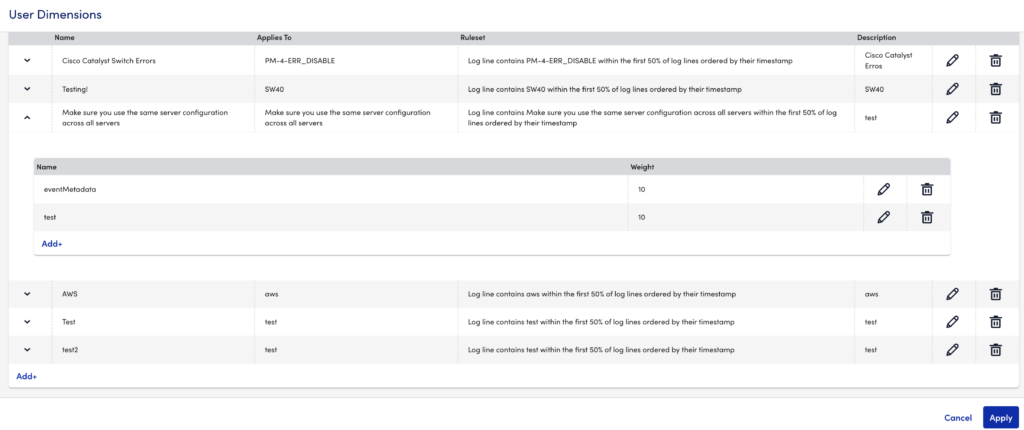 Log Analysis Widgets Logicmonitor