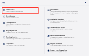 DataSources Configuration | LogicMonitor