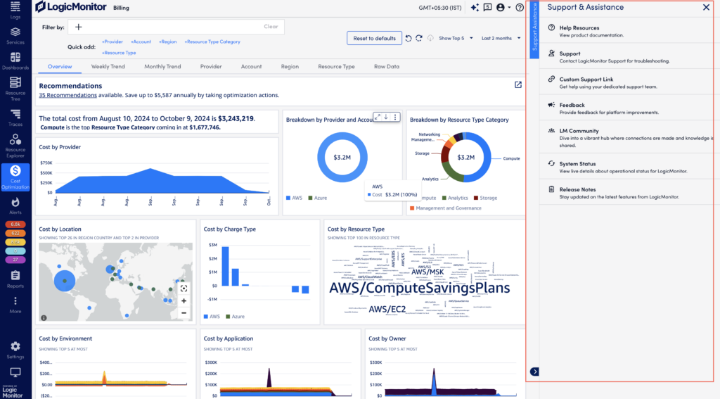 Accessing Support Resources | LogicMonitor