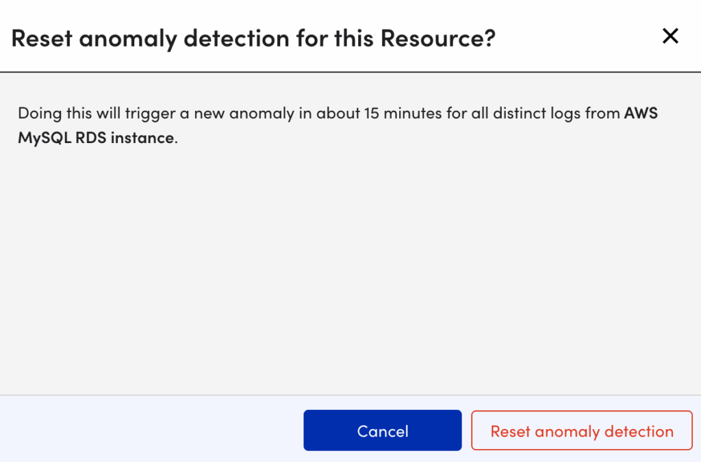 Log Anomaly Detection Reset Logicmonitor
