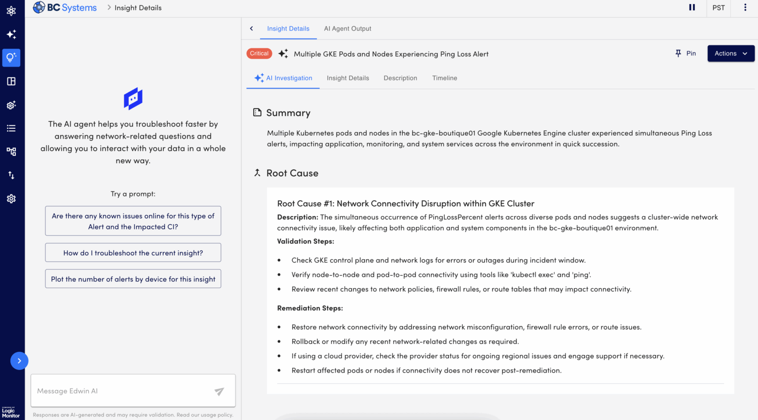 Edwin AI Agents Overview | LogicMonitor