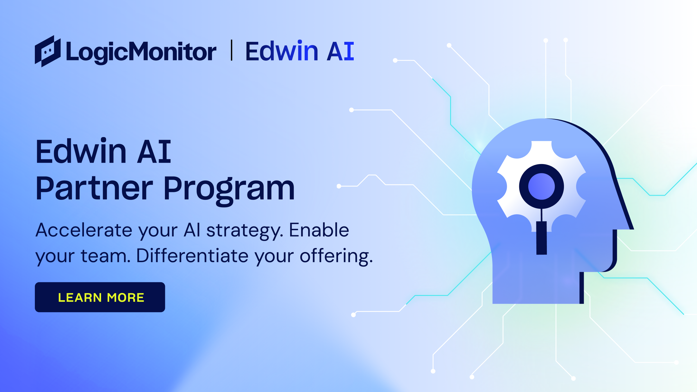 Edwin AI パートナープログラム | LogicMonitor