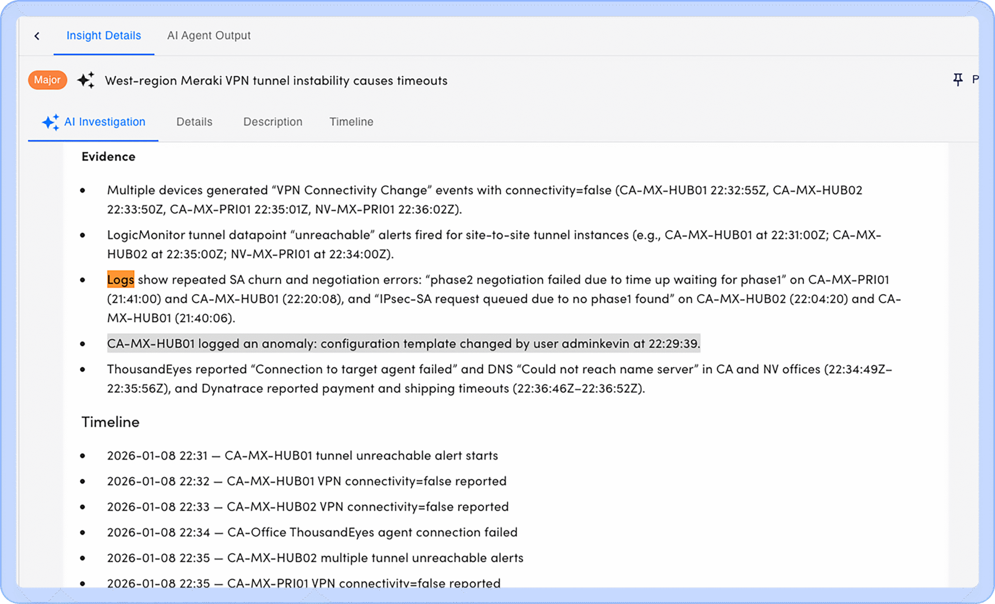 Why Evidence-Backed RCA in Edwin AI Starts With Logs | LogicMonitor